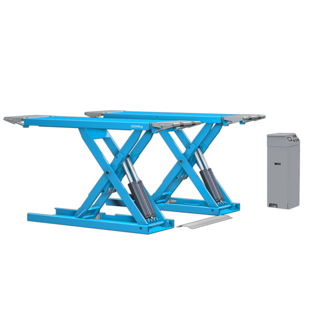FIXED MID-RISE SCISSOR LIFT T1450F Ideal lift for servicing tires ...