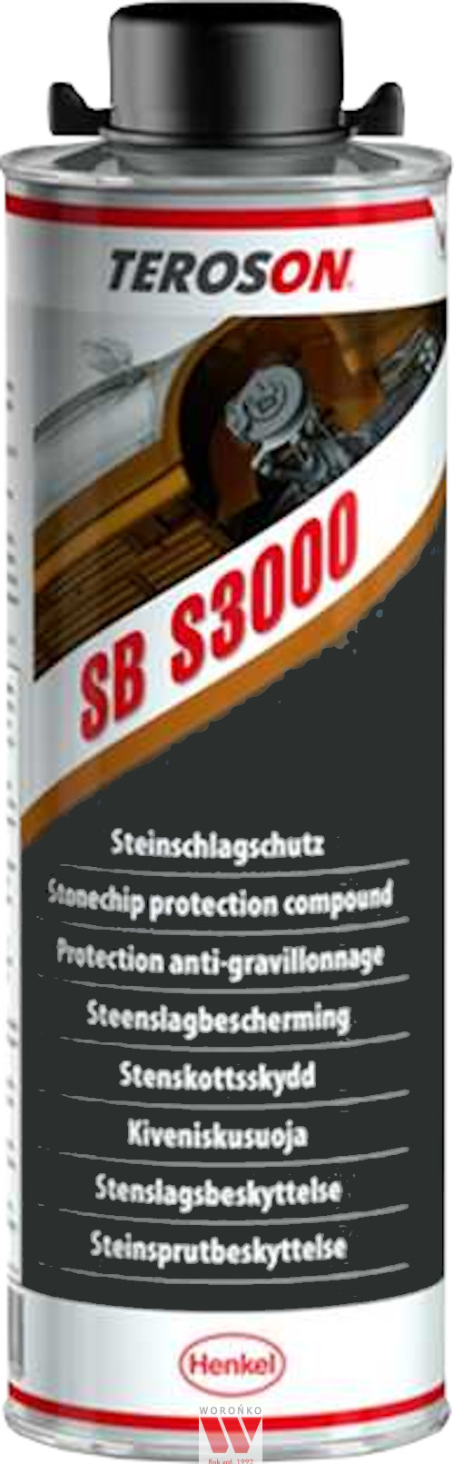 Teroson TEROSON® SB S3000, Black, 1 l Bottle - Collision 360 Inc.