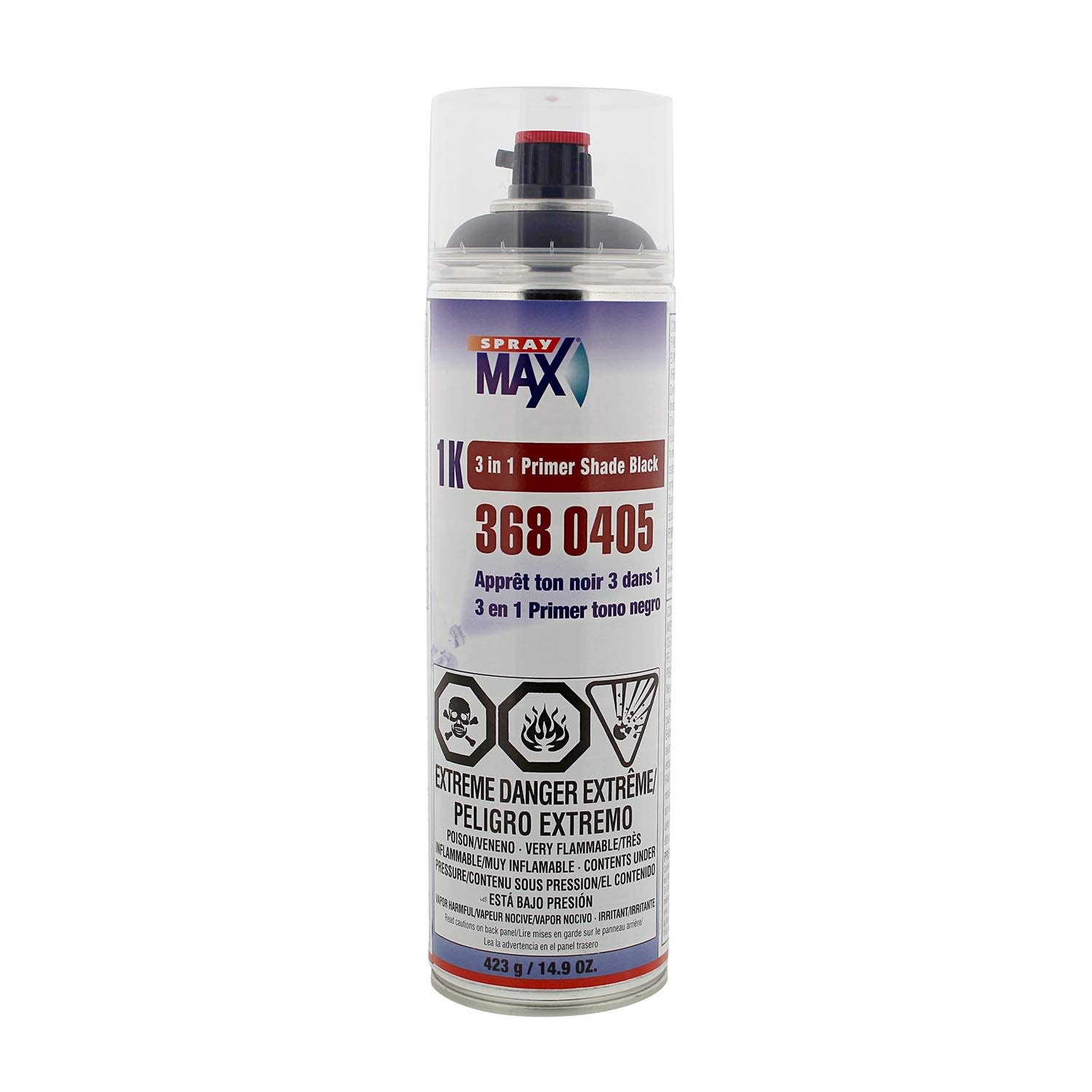 SPRAYMAX SprayMax 3 in 1 Primer Black Aero 500ml - Collision 360 Inc.