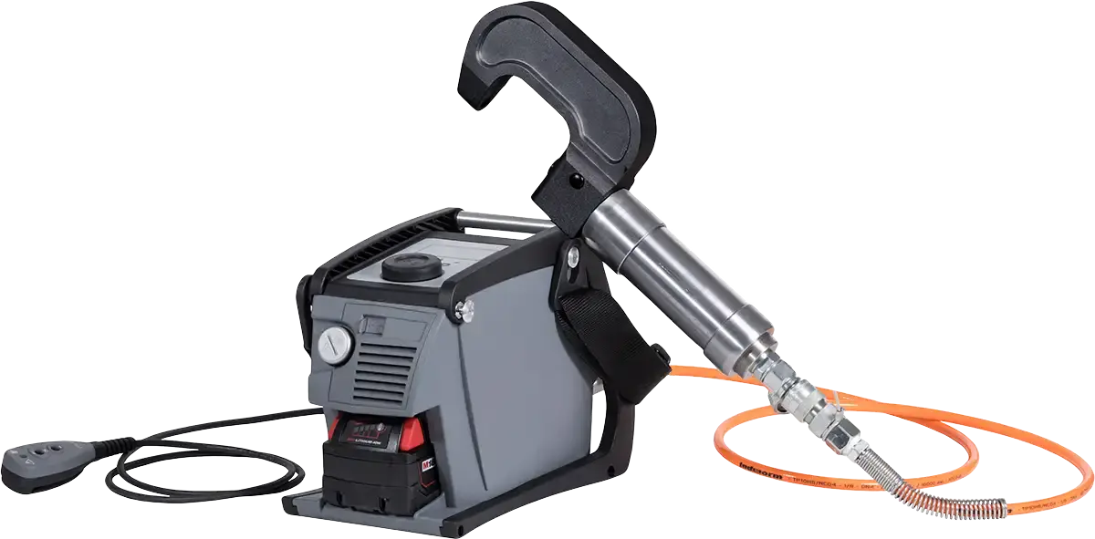 Spanesi Spanesi Electrohydraulic rivet gun with battery with c clamp ...