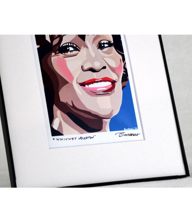 Whitney Houston portrait - Peepa's