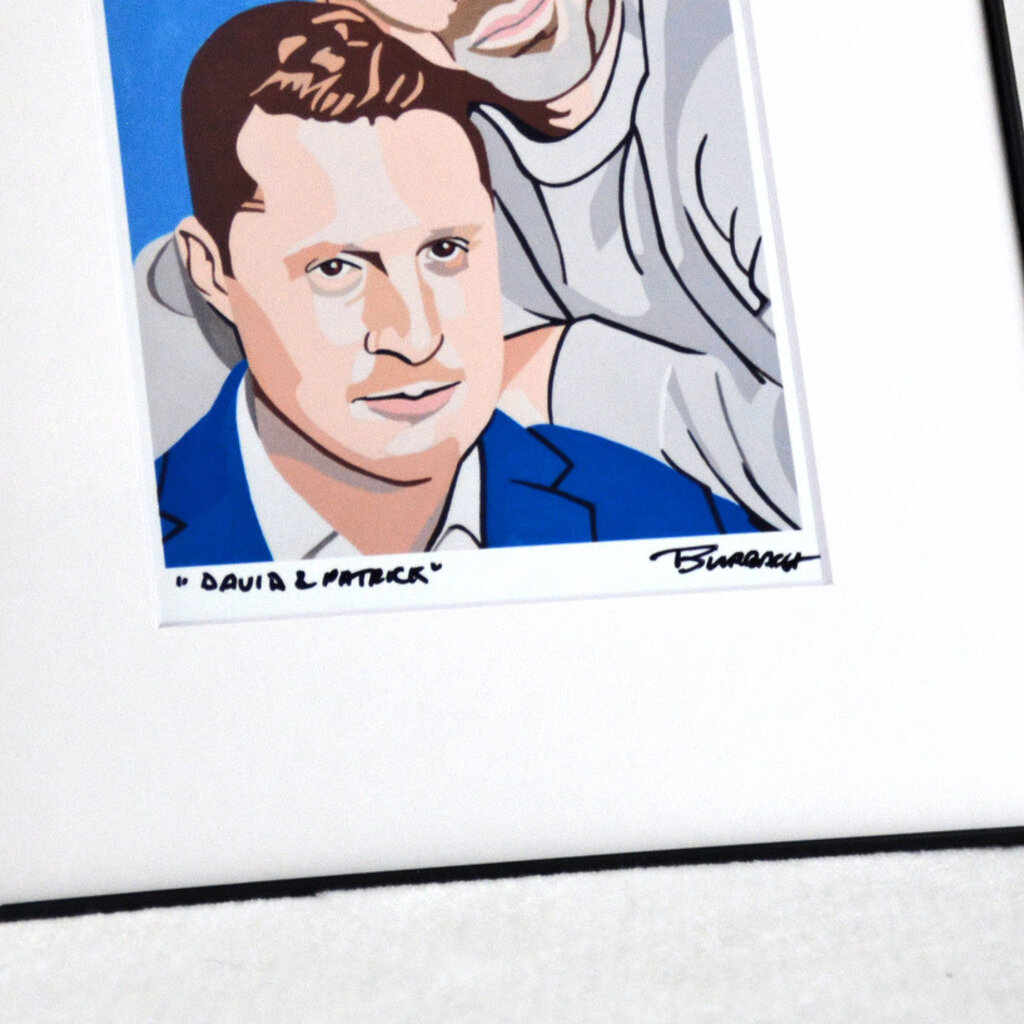 David Rose and Patrick Portrait - Peepa's