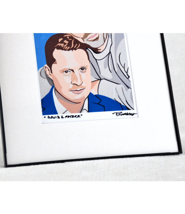 David Rose and Patrick Portrait - Peepa's