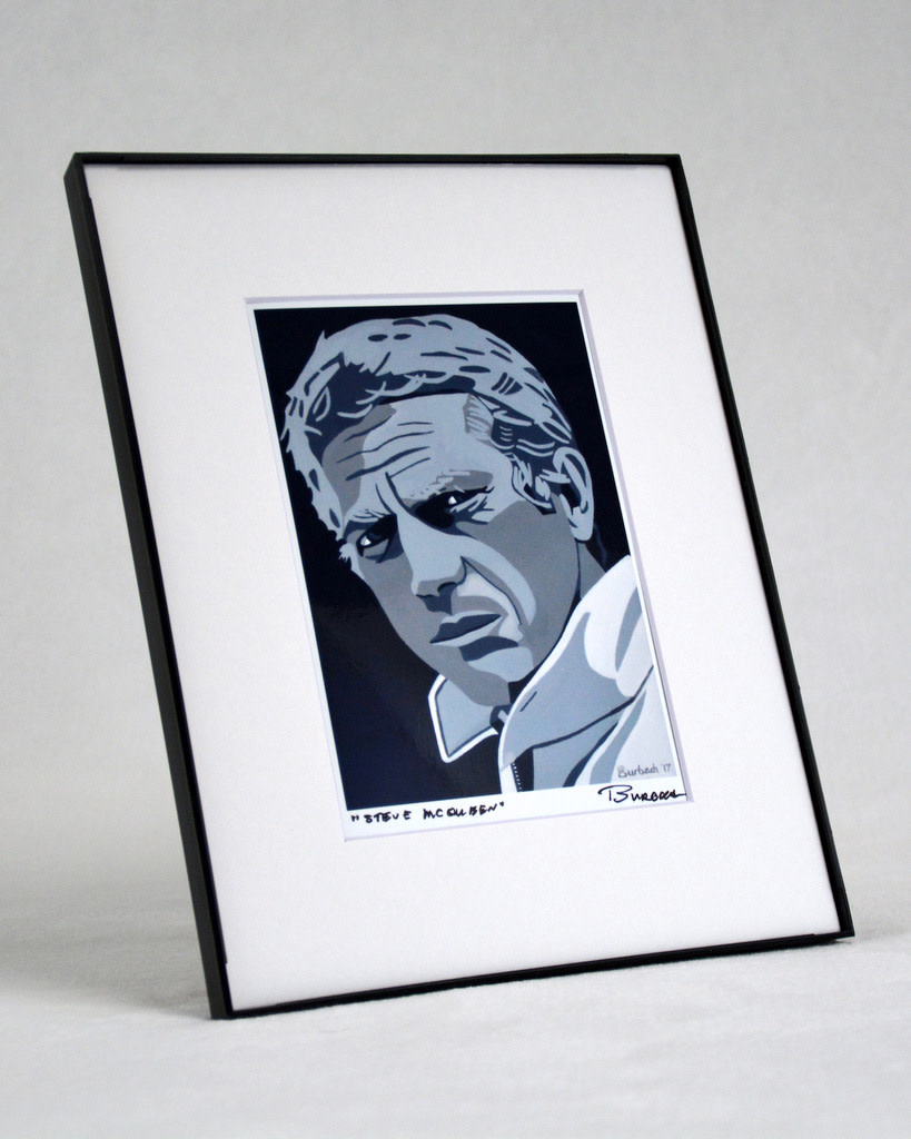 Steve McQueen Portrait - Peepa's