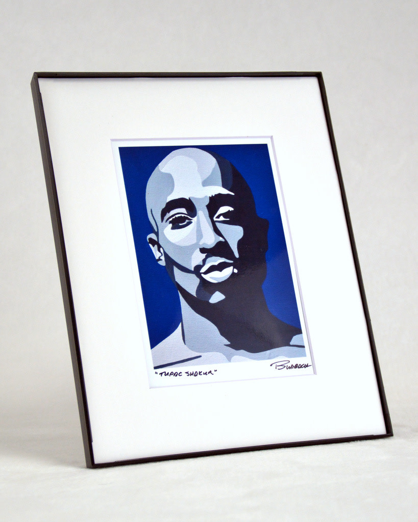 Tupac Shakur Portrait - Peepa's