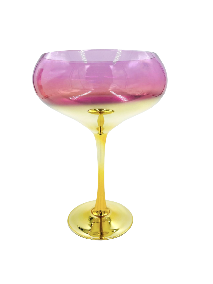 Gilded Coupe Glass Peepas