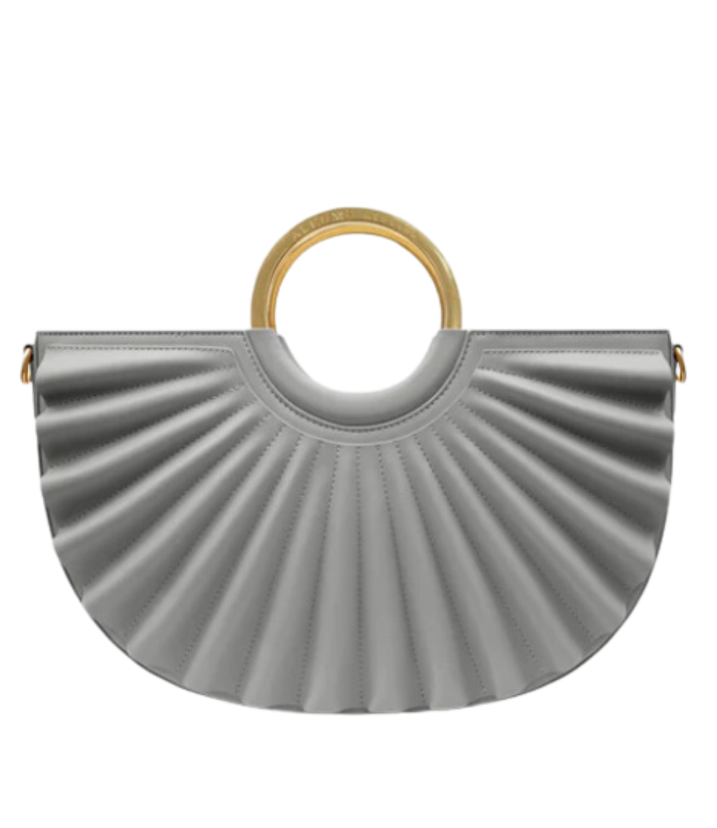 Alkeme Atelier Grey Water Moon Crossbody Purse - Peepa's