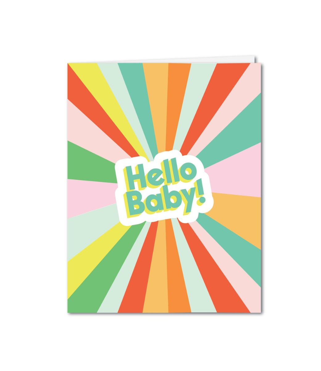 HELLO BABY! CARD - Peepa's
