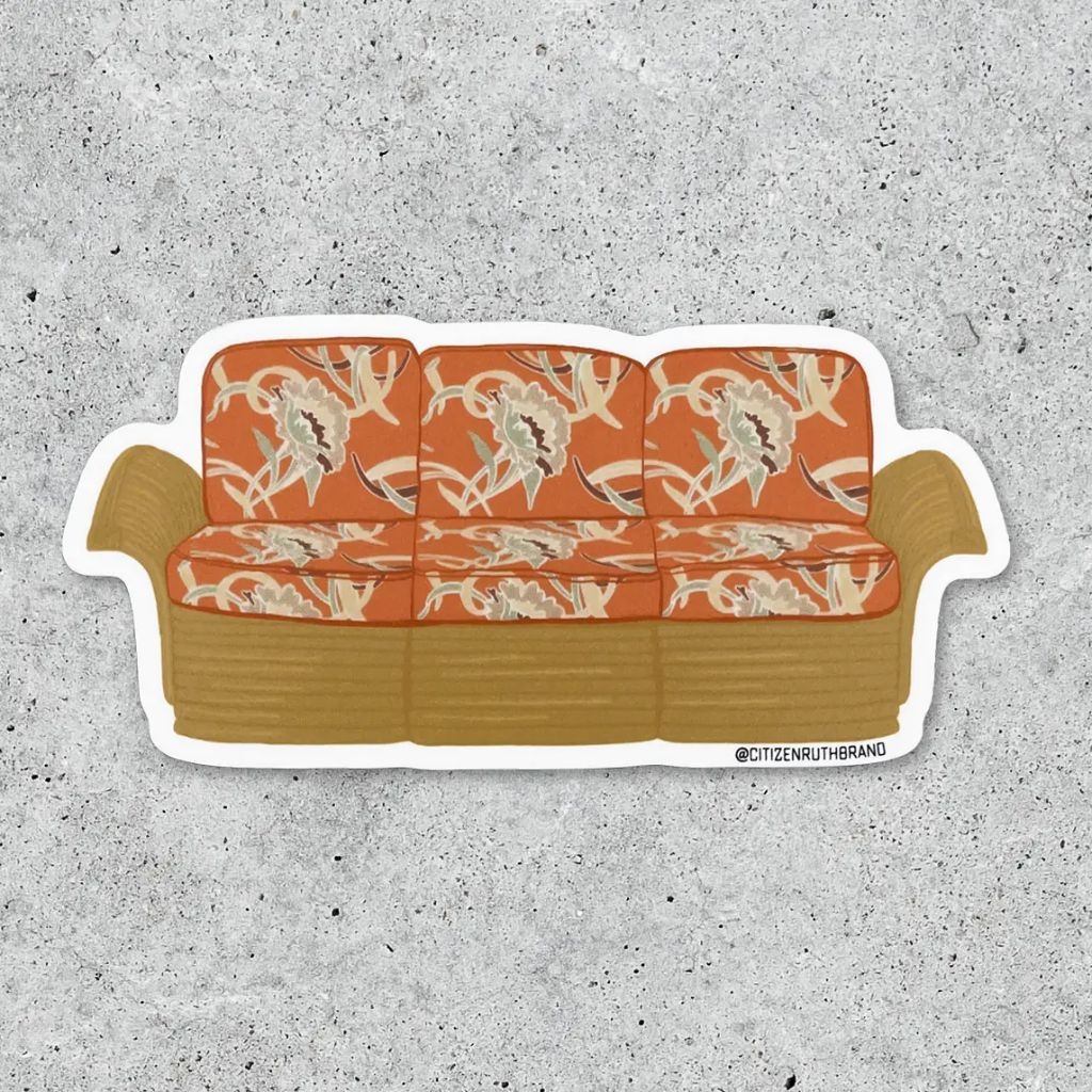 Golden Girls Couch Sticker - Peepa's