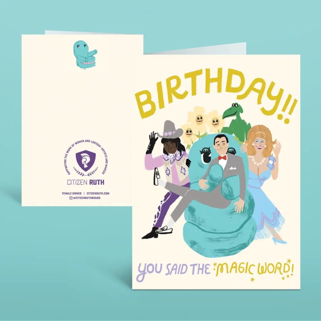 Pee Wee Birthday Password Card - Peepa's