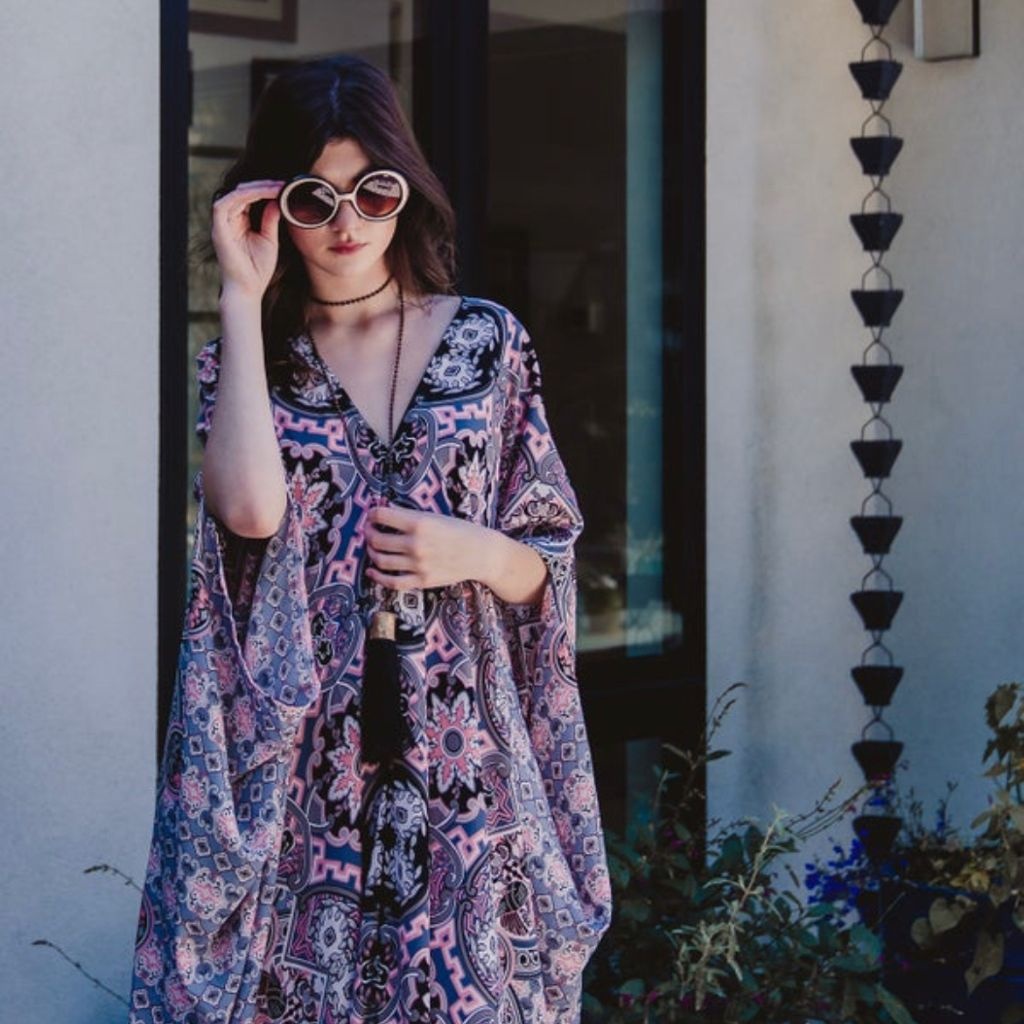 Jennafer Grace Persephone Rose Caftan - Peepa's