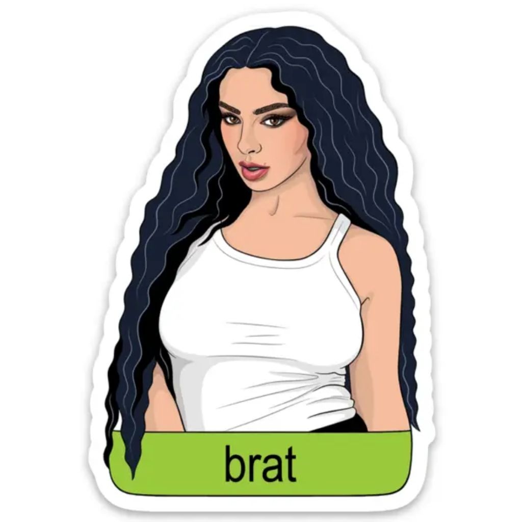 Charlie XCX Brat Sticker - Peepa's