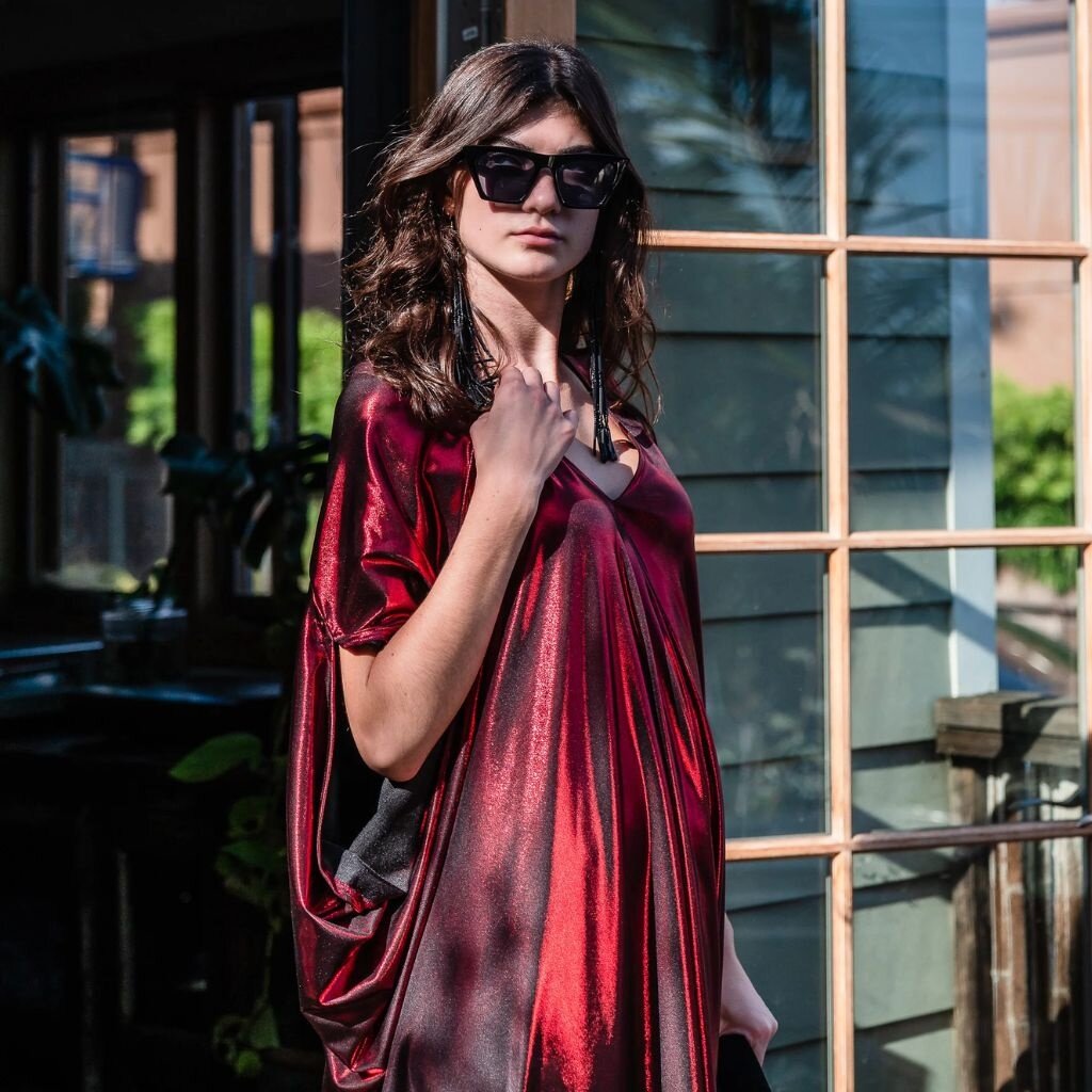 JGC Electric Cherry Caftan - Peepa's