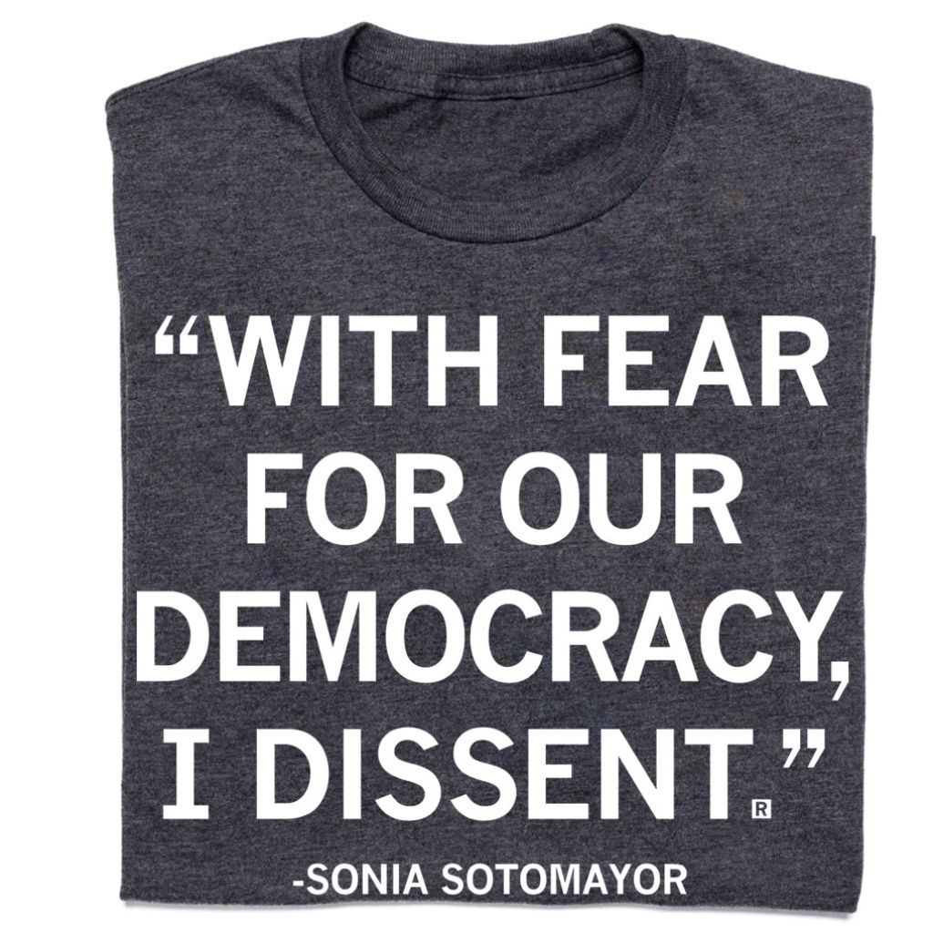 With Fear For Our Democracy T-Shirt - Peepa's