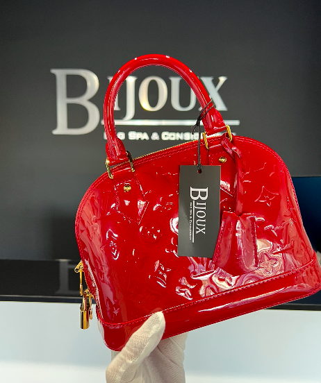 Louis Vuitton Alma BB (Red) - Bijoux Bag Spa & Consignment