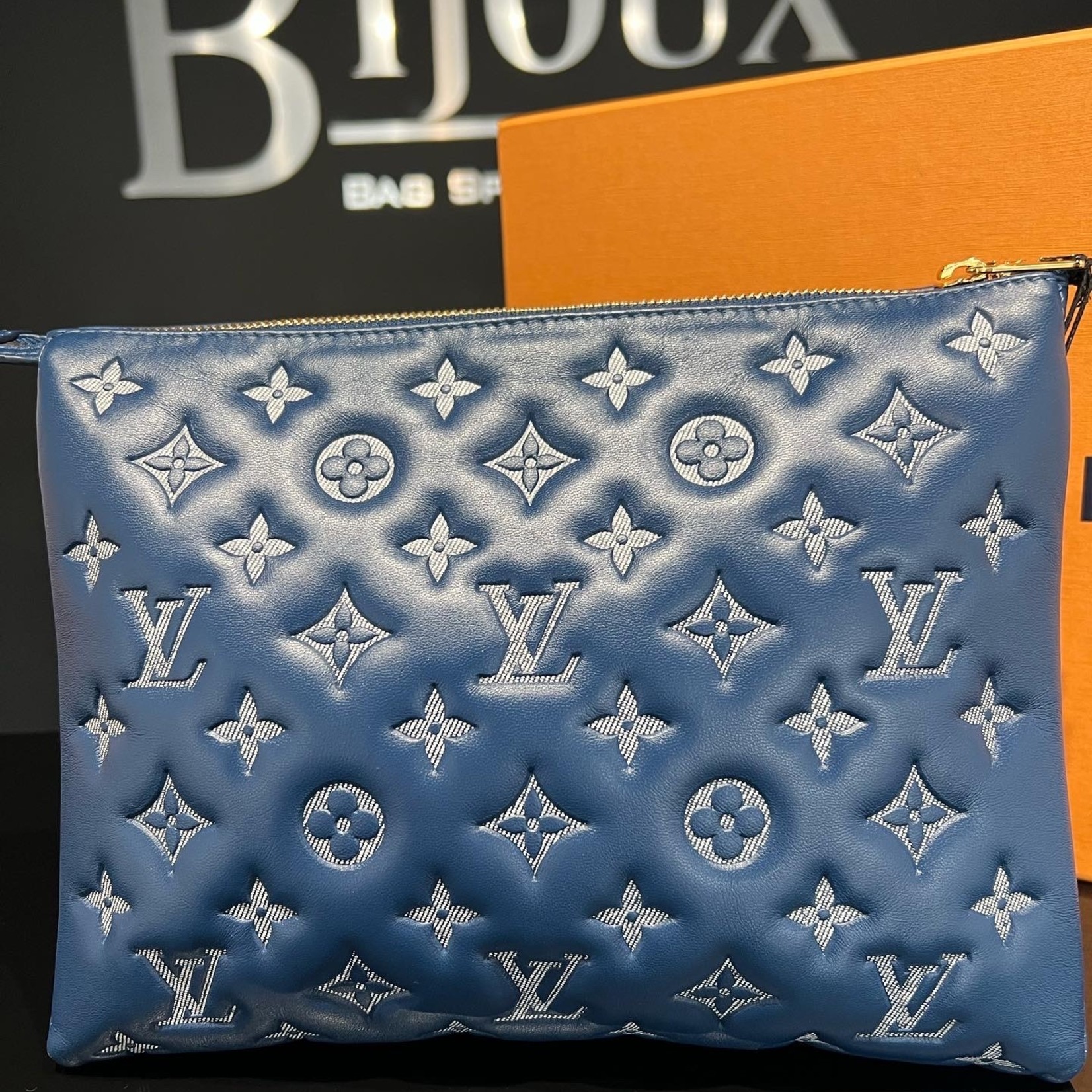 Louis Vuitton Coussin PM- Denim Bleu - Bijoux Bag Spa & Consignment