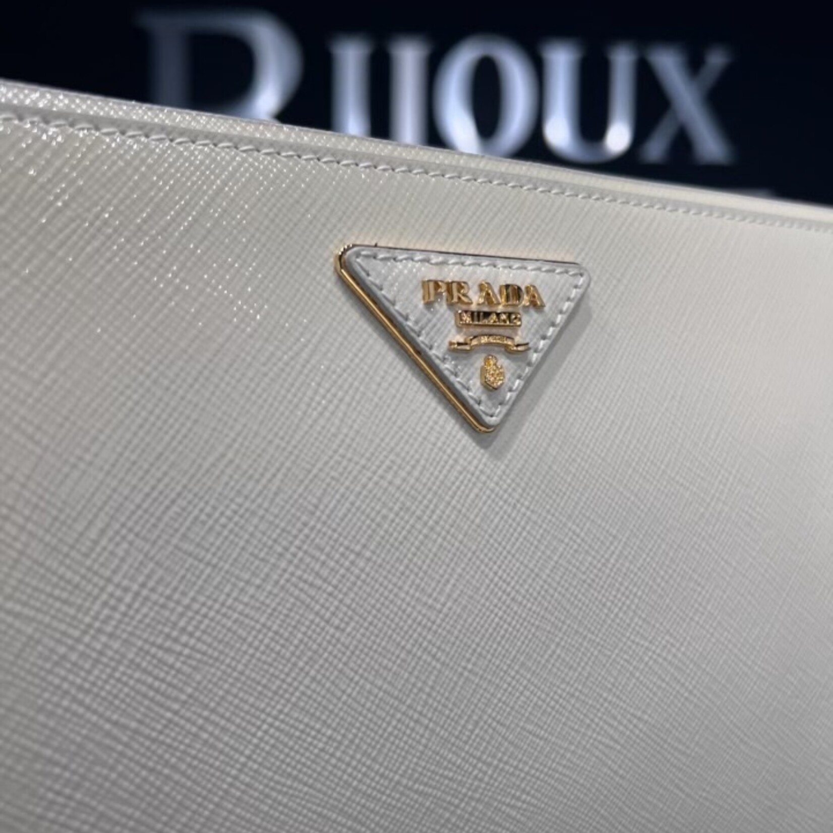 Prada Studded Clutch - Bijoux Bag Spa & Consignment