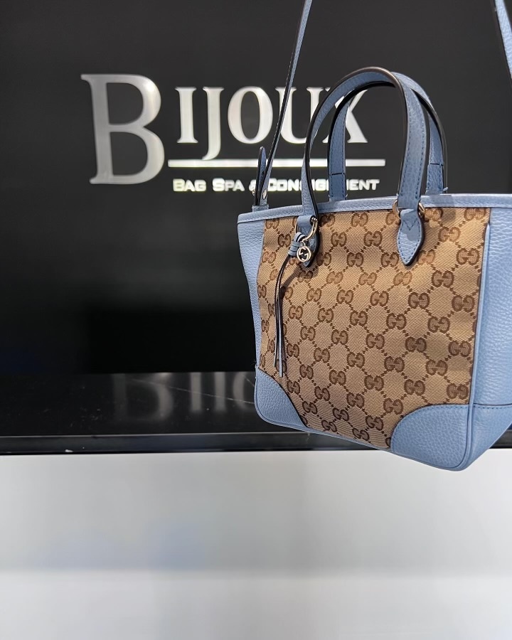 Gucci Blue Bree - Bijoux Bag Spa & Consignment