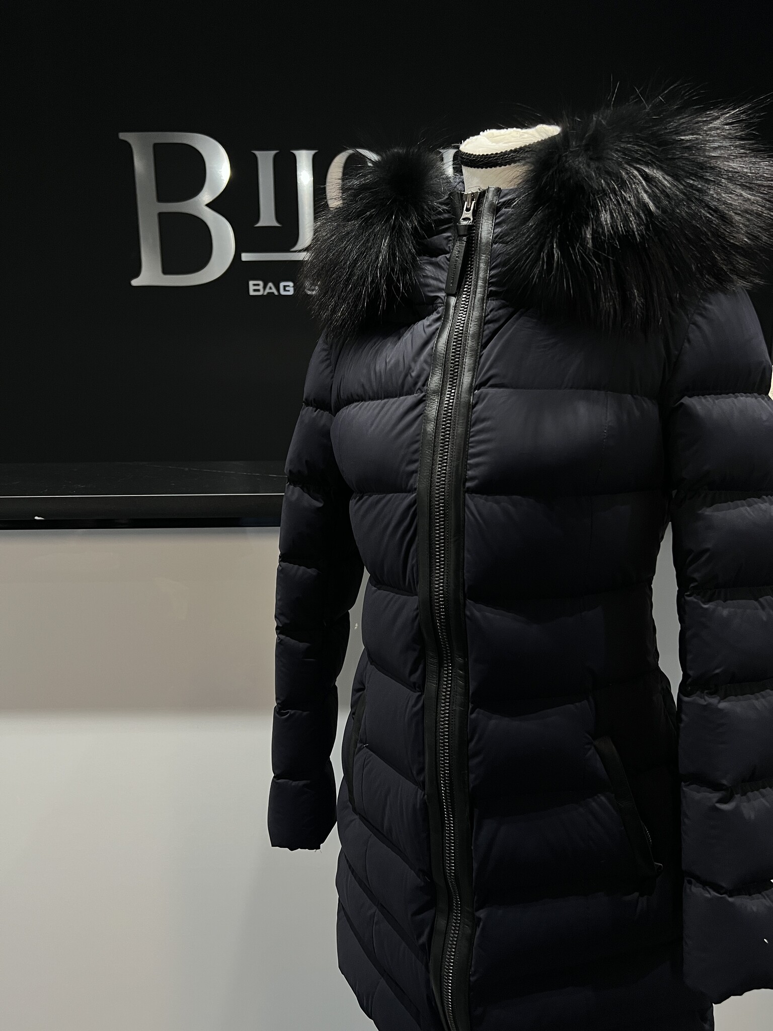 Mackage Blue Calla Fur Jacket - Bijoux Bag Spa & Consignment