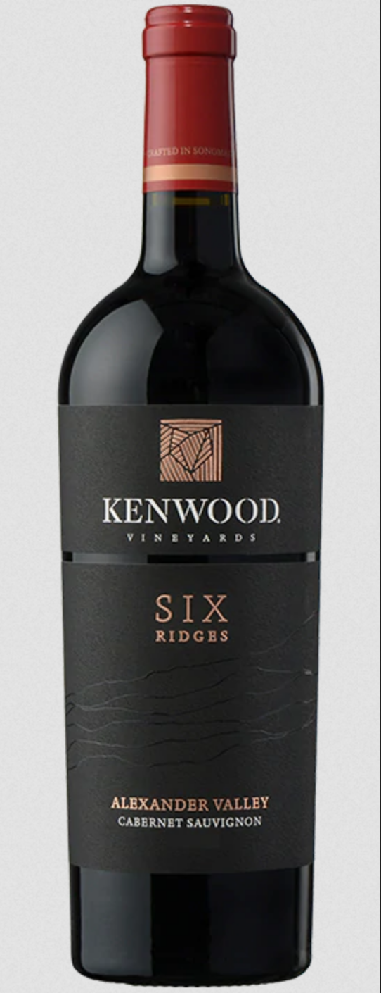 NV, Kenwood Six Ridges, Cabernet Sauvignon, Alexander Valley, Sonoma ...