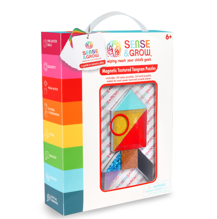 SENSE & GROW MAGNETIC TANGRAM PUZZLES - Folk & Whimsy