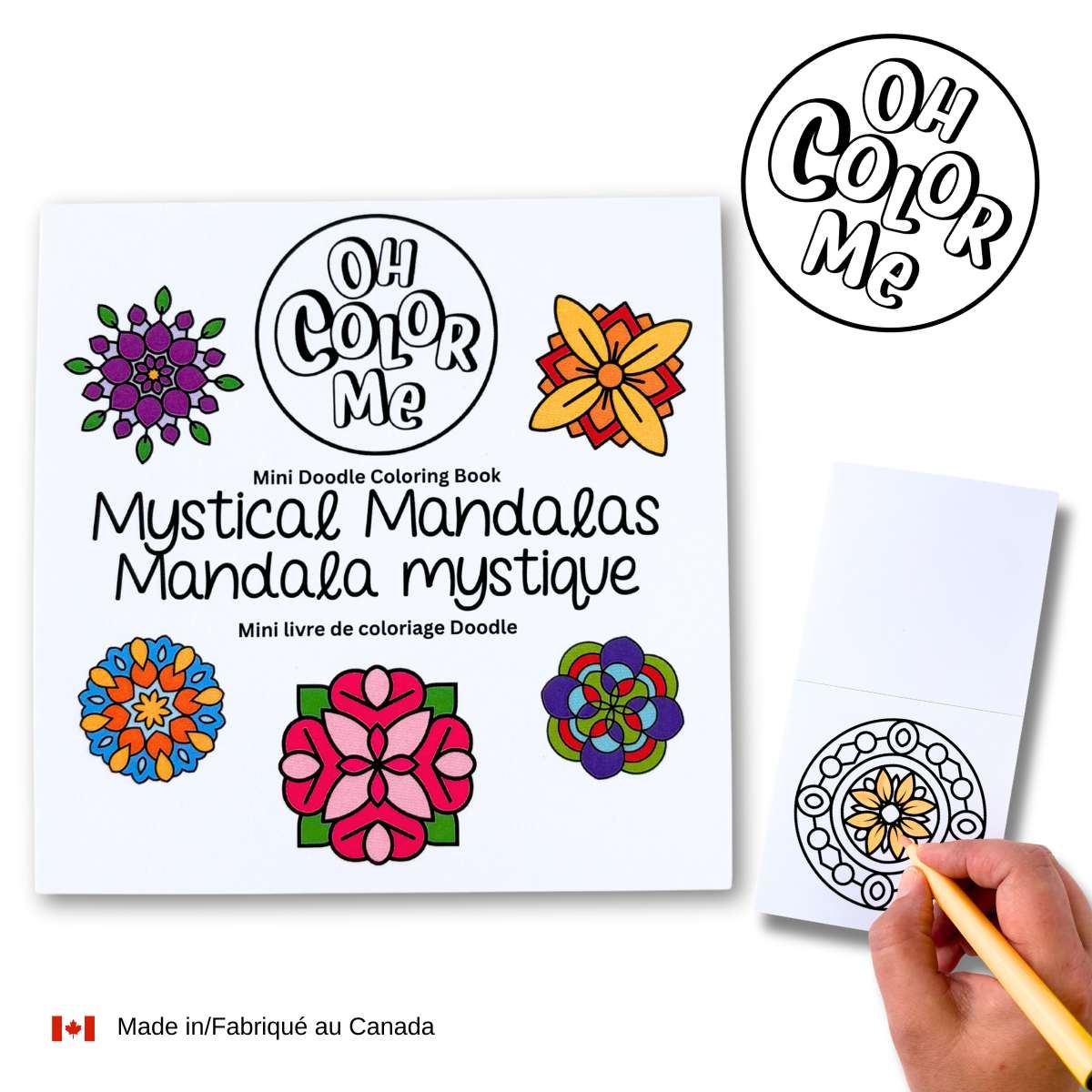 OH COLOR ME MINI COLORING BOOK - Folk & Whimsy