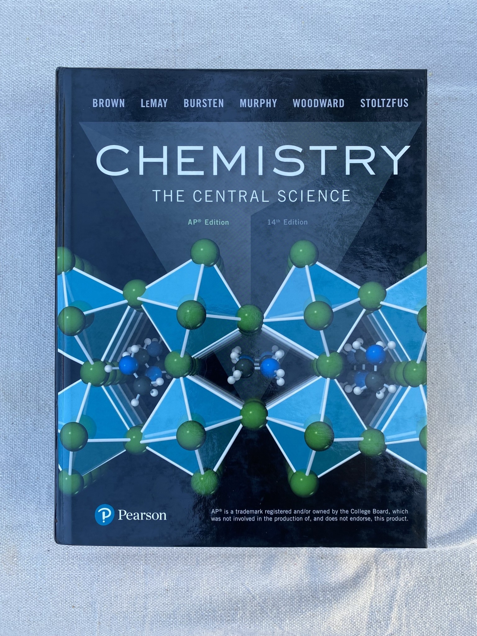 CHEMISTRY: THE CENTRAL SCIENCE, AP 14th ED, USED w/ eText - Episcopal ...