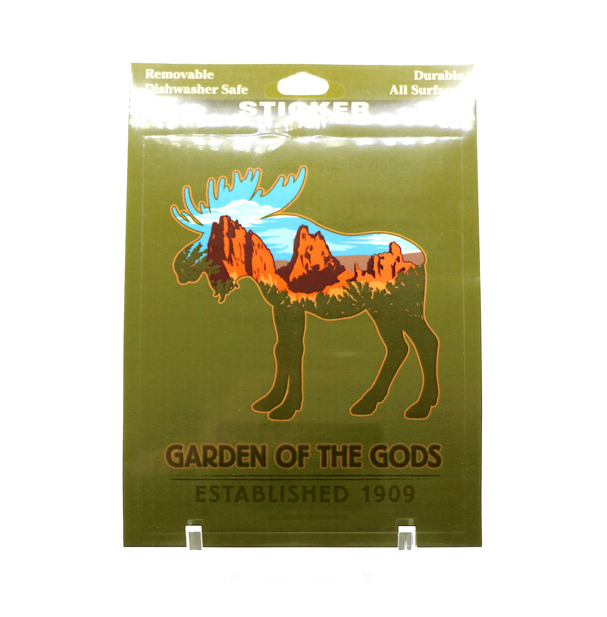 Garden of the Gods Moose Silhouette Sticker - Garden of the Gods ...