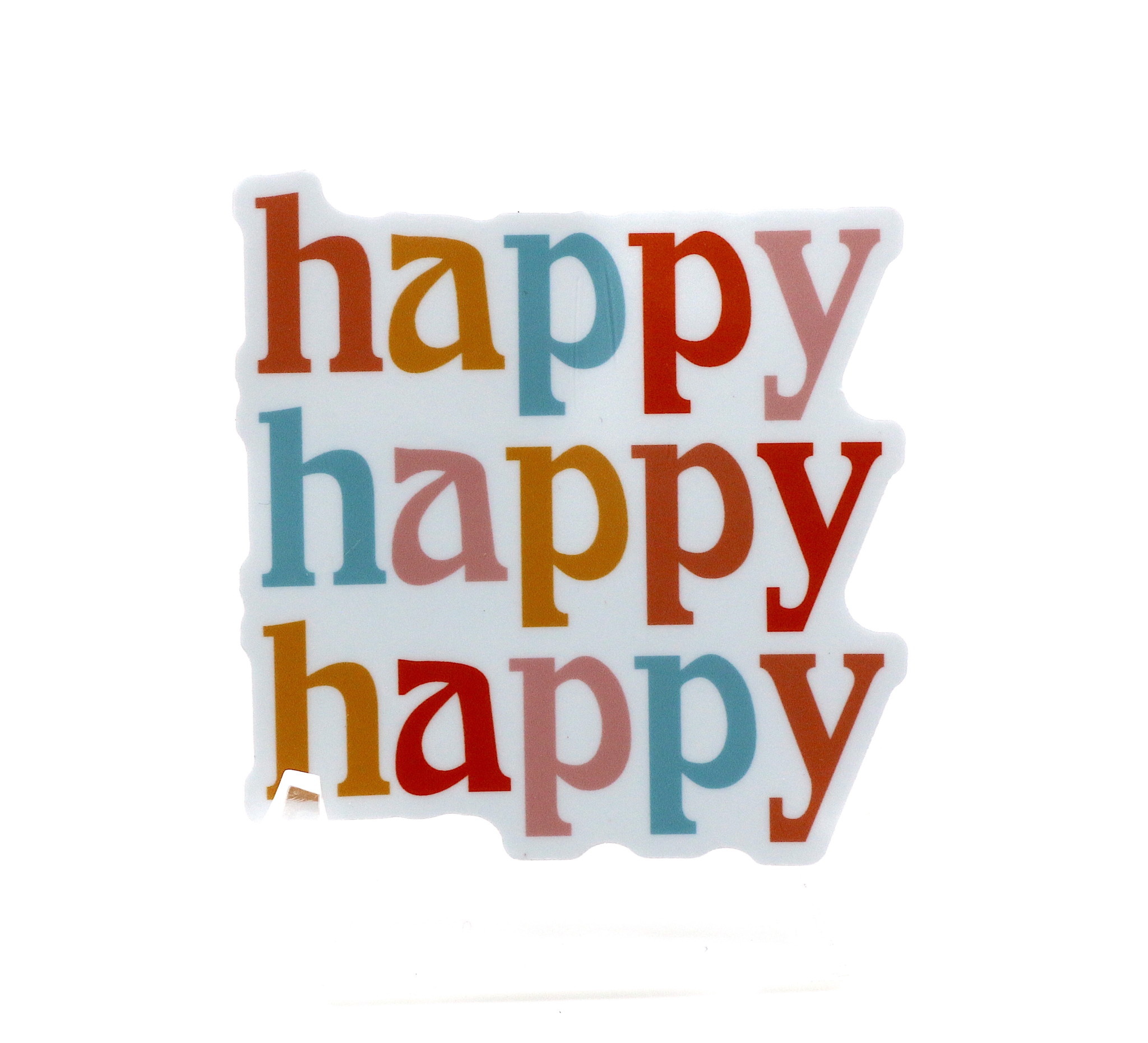 Happy Happy Happy Sticker - Garden of the Gods Trading Post