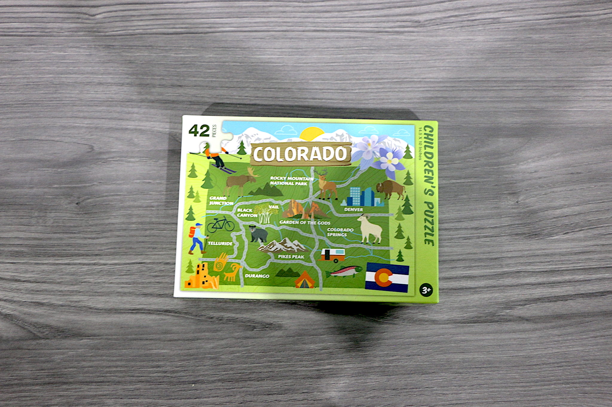 PZL-KIDS CO MAP ART - Garden of the Gods Trading Post