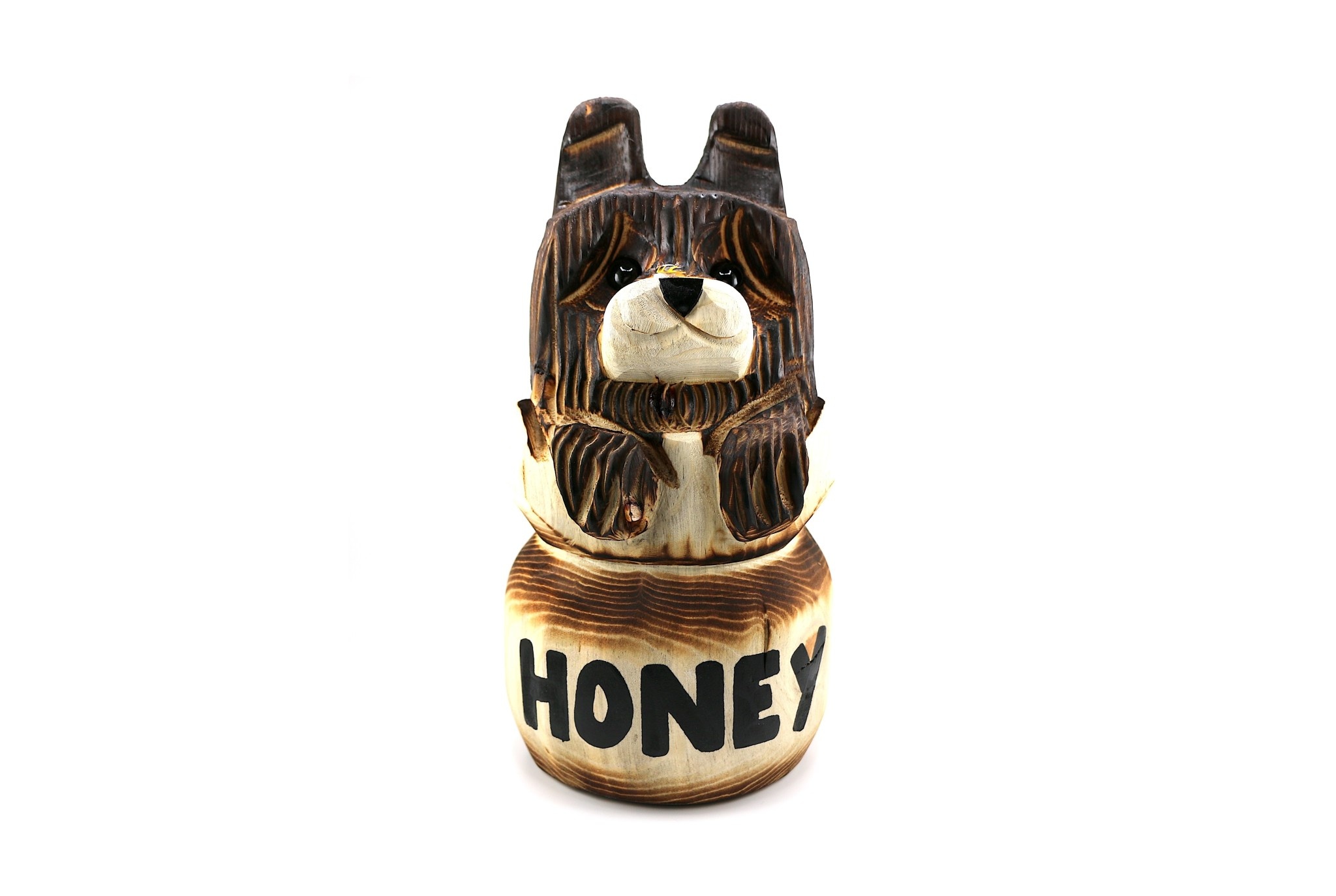 BEAR IN HONEY POT BRWN 10" - Colorado Retail Collection