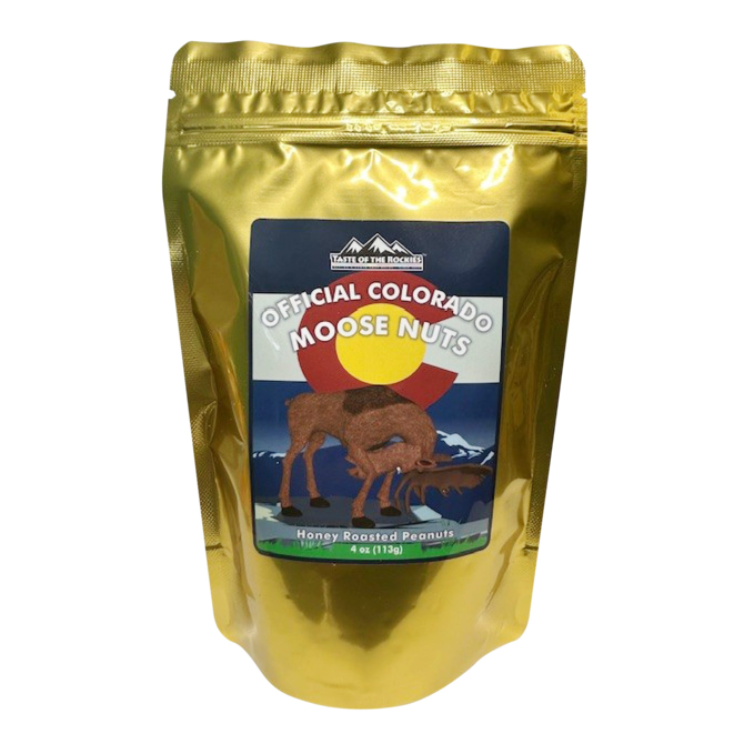 MOOSE NUTS-CO GLD 4OZ - Garden of the Gods Trading Post