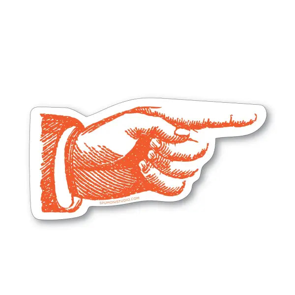 *STKR-THIS WAY HAND - Garden of the Gods Trading Post