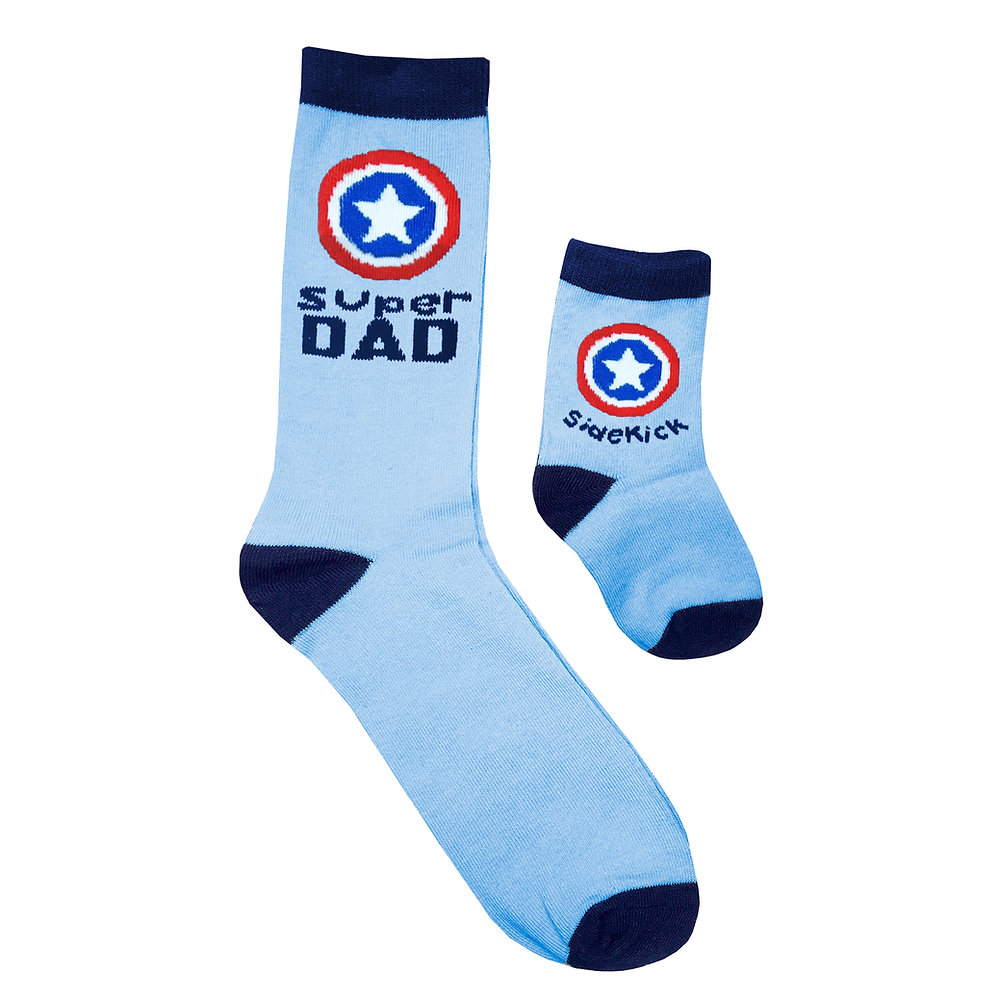 SOCKS-SUPERDAD/SIDEKICK 2PR - Colorado Retail Collection