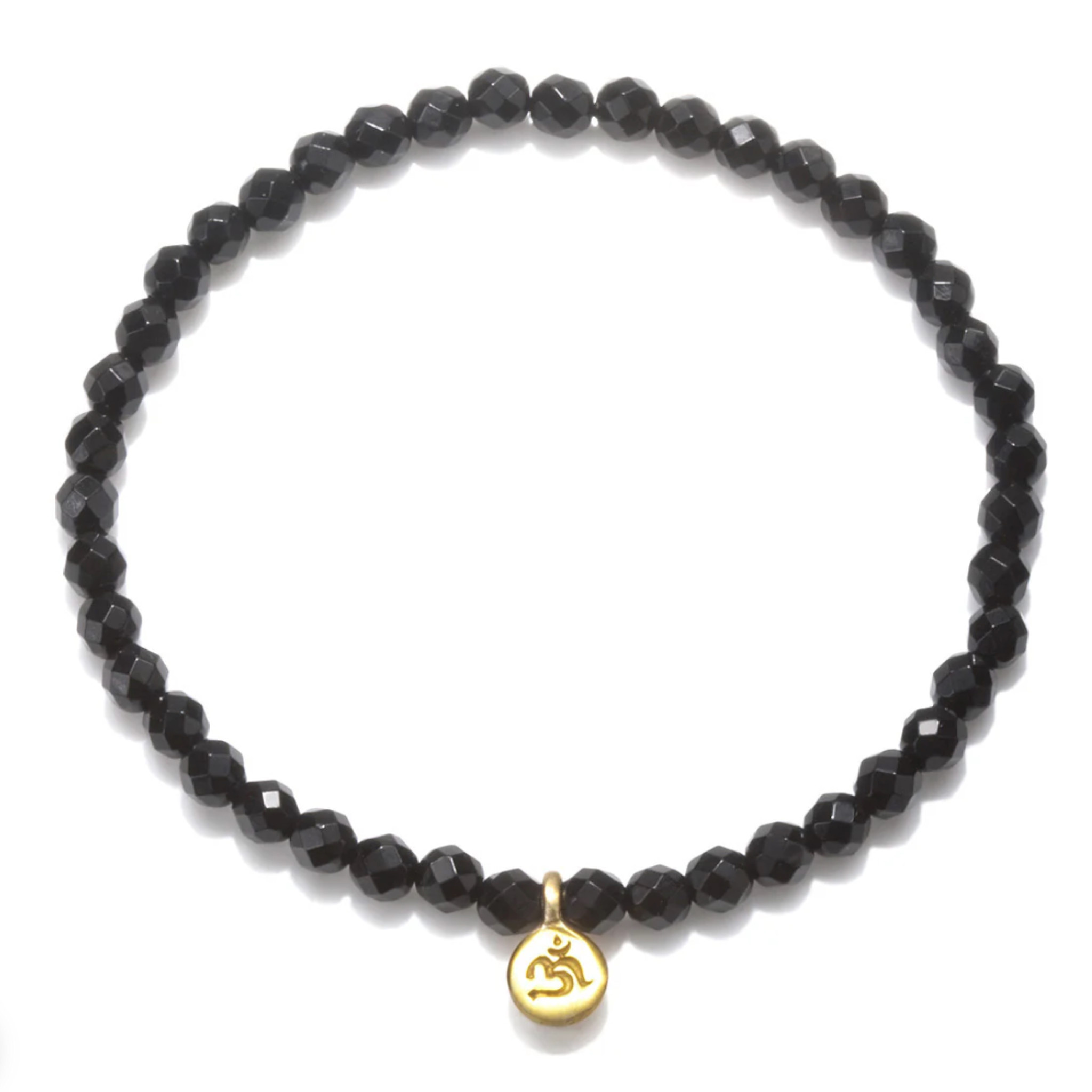 Bracelet - Black Onyx w/ Gold Plate - Colorado Retail Collection