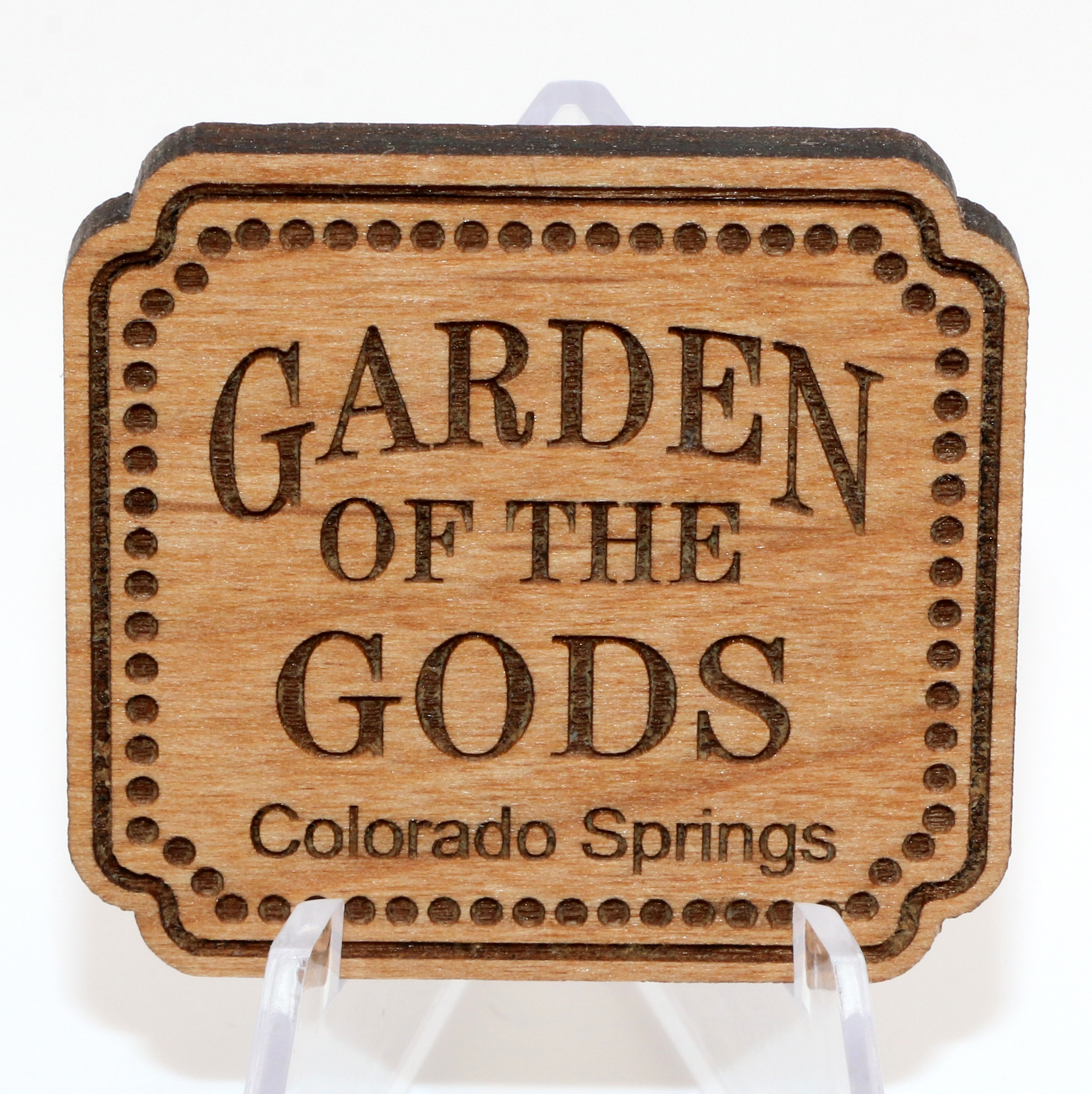 Magnet - Garden of the Gods Chunk Square Wood - Colorado Retail Collection