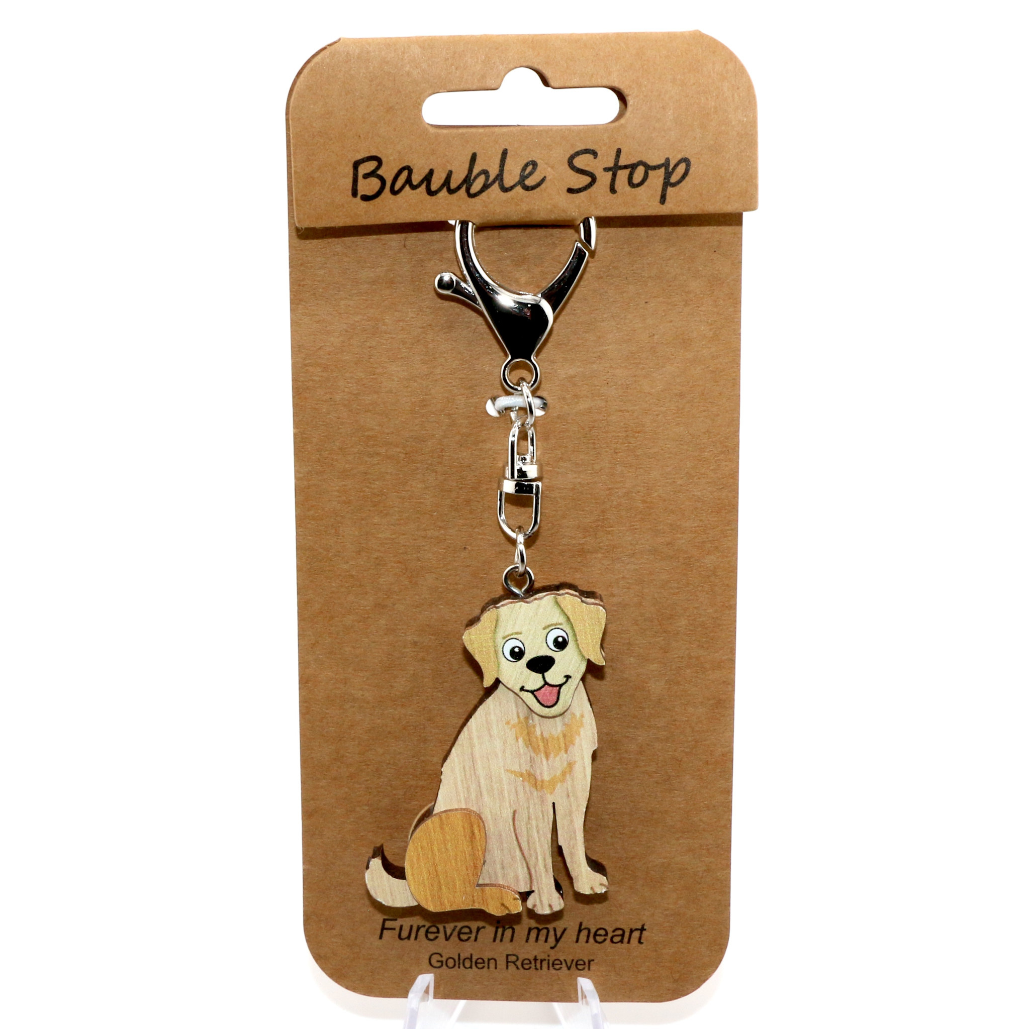 KEY CLIP-DOG GOLDEN RETRIEVER TAN - Colorado Retail Collection