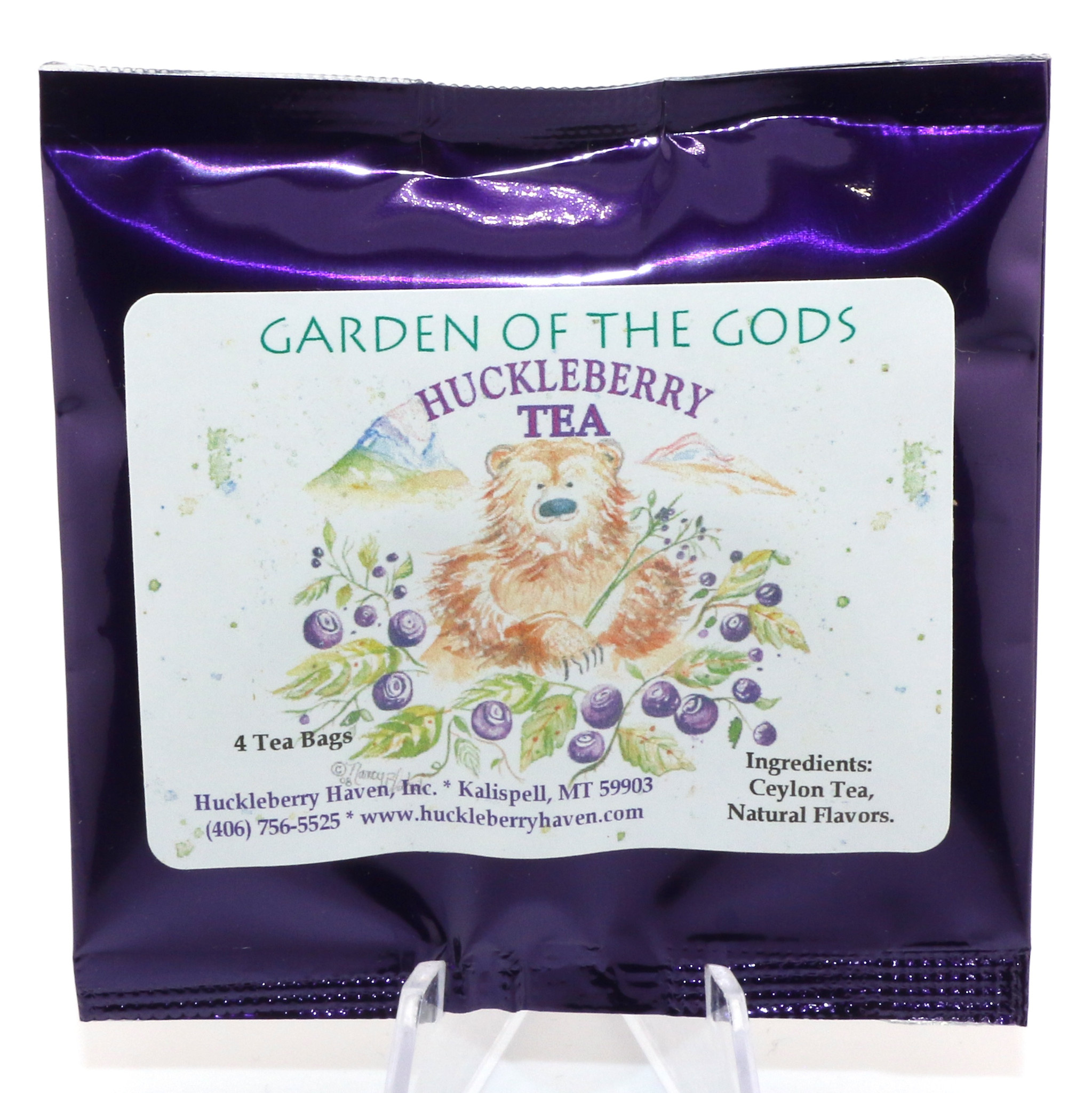 TEA POUCH-HUCKLEBERRY - Colorado Retail Collection