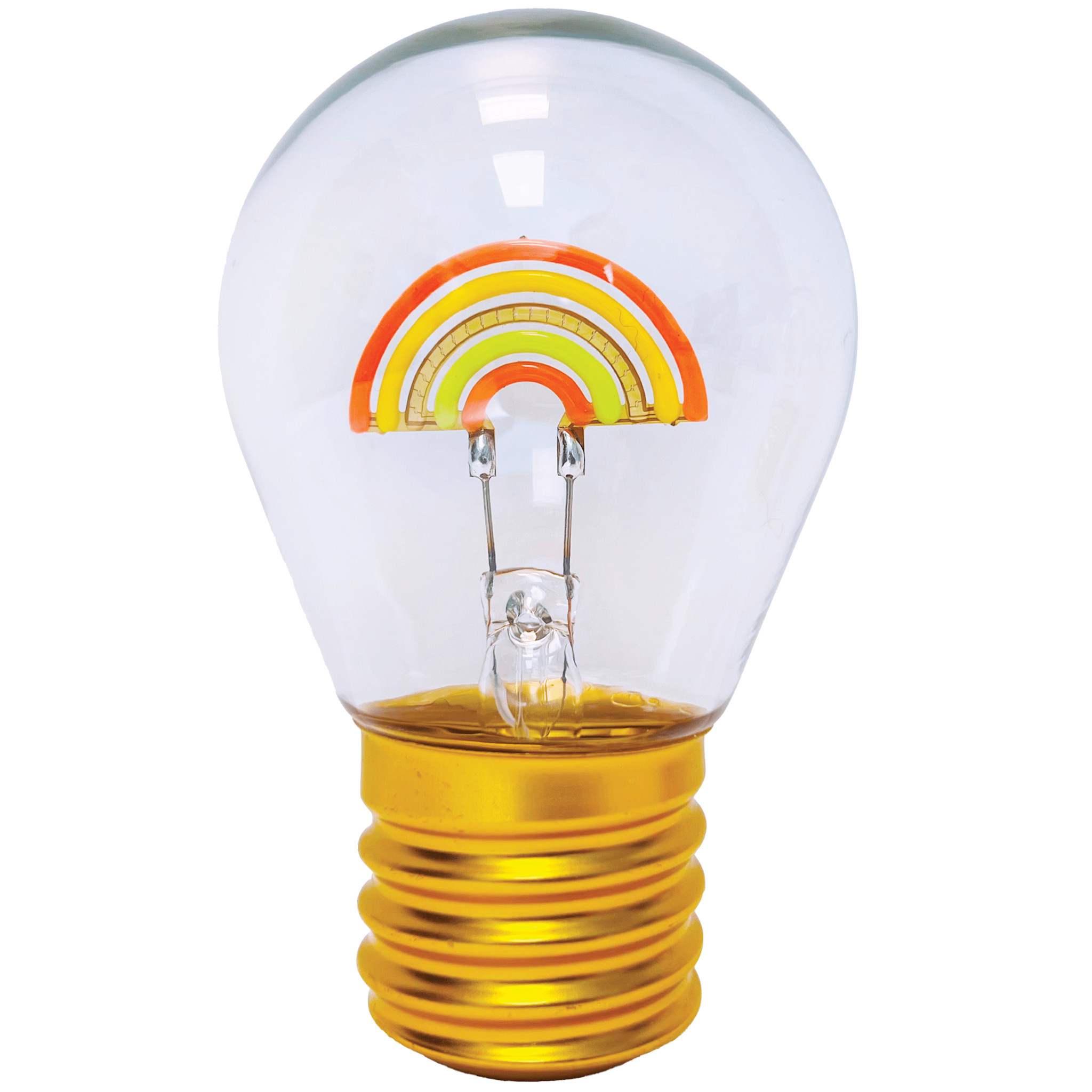 LIGHT BULB-NEON RAINBOW - Colorado Retail Collection