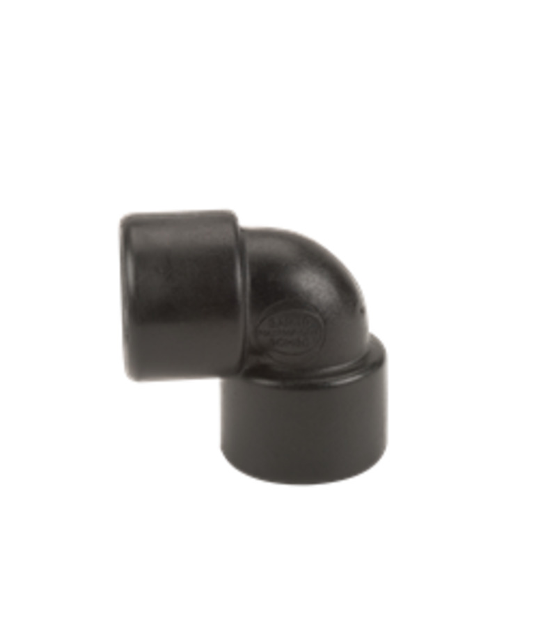 3/4" F-THD COUPLING 90 DEGREE - Disruptor Manufacturing