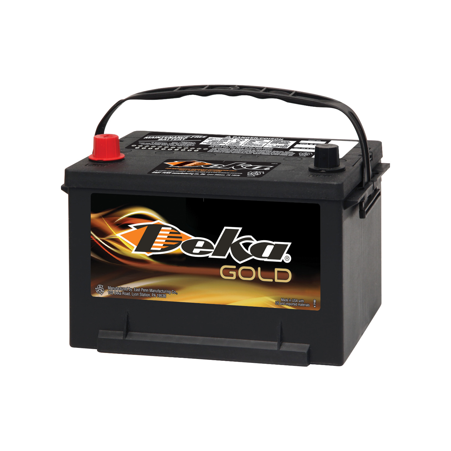 DEKA 658MF 12V 580 CCA - The Battery Bar