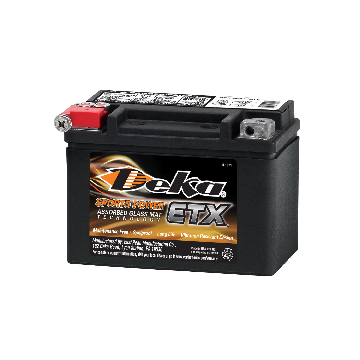 DEKA ETX9 120 CCA - The Battery Bar