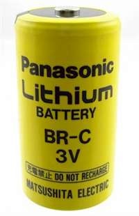 PANASONIC PANASONIC LITHIUM CELL : 3 VOLT, 5000MAH. BR-C-T, BR-CT2SP ...