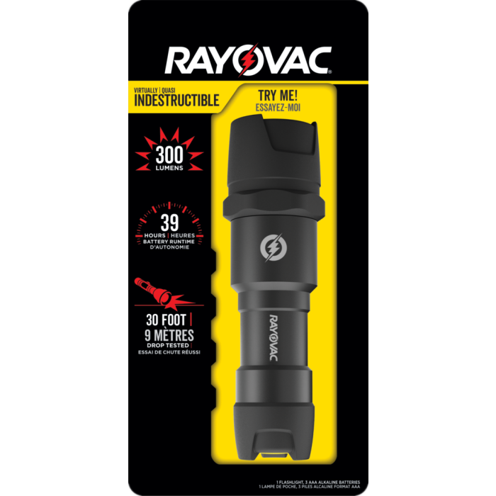 Rayovac Indestructible 300 Lumens - The Battery Bar