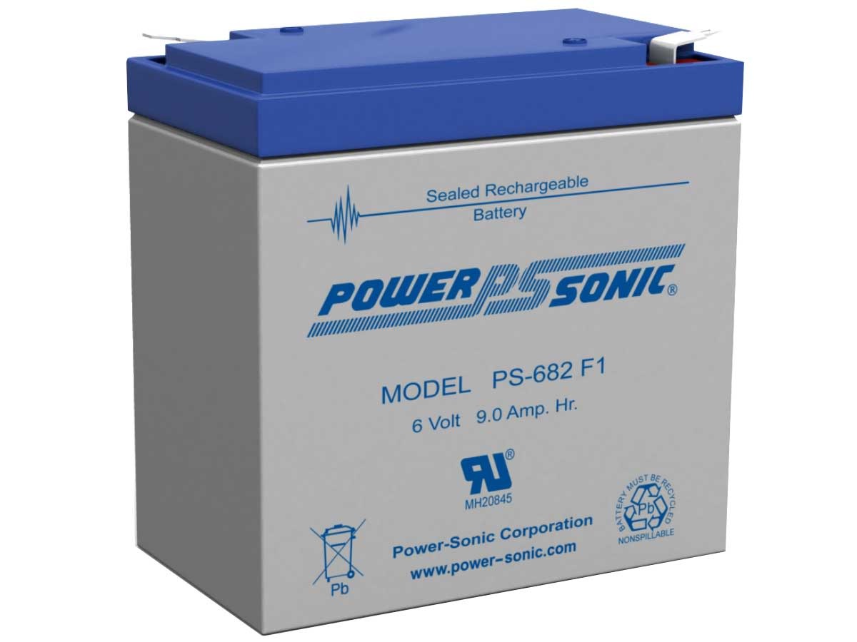 POWER SONIC POWER-SONIC PS-682 F1 (6V 9Ah) - The Battery Bar
