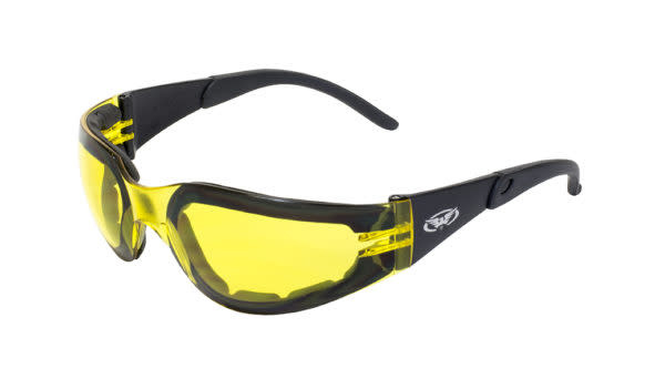 GLOBAL VISION RIDER PLUS YELLOW TINT LENSES (SAFETY) - The Battery Bar