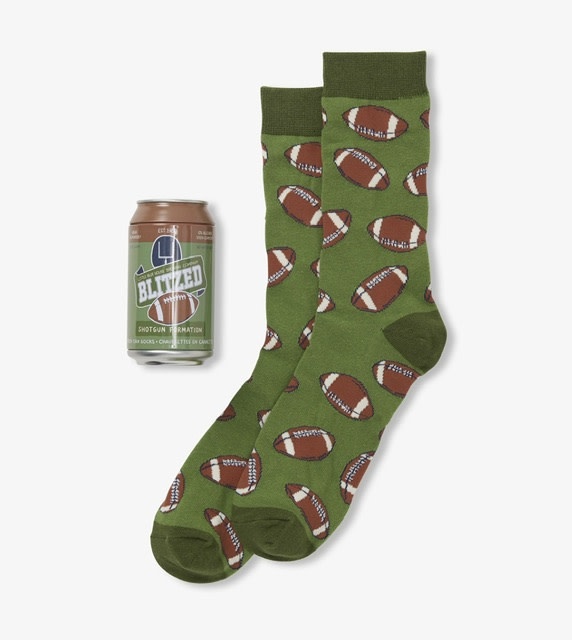 Blitzed Beer Can Socks - Nostalgia