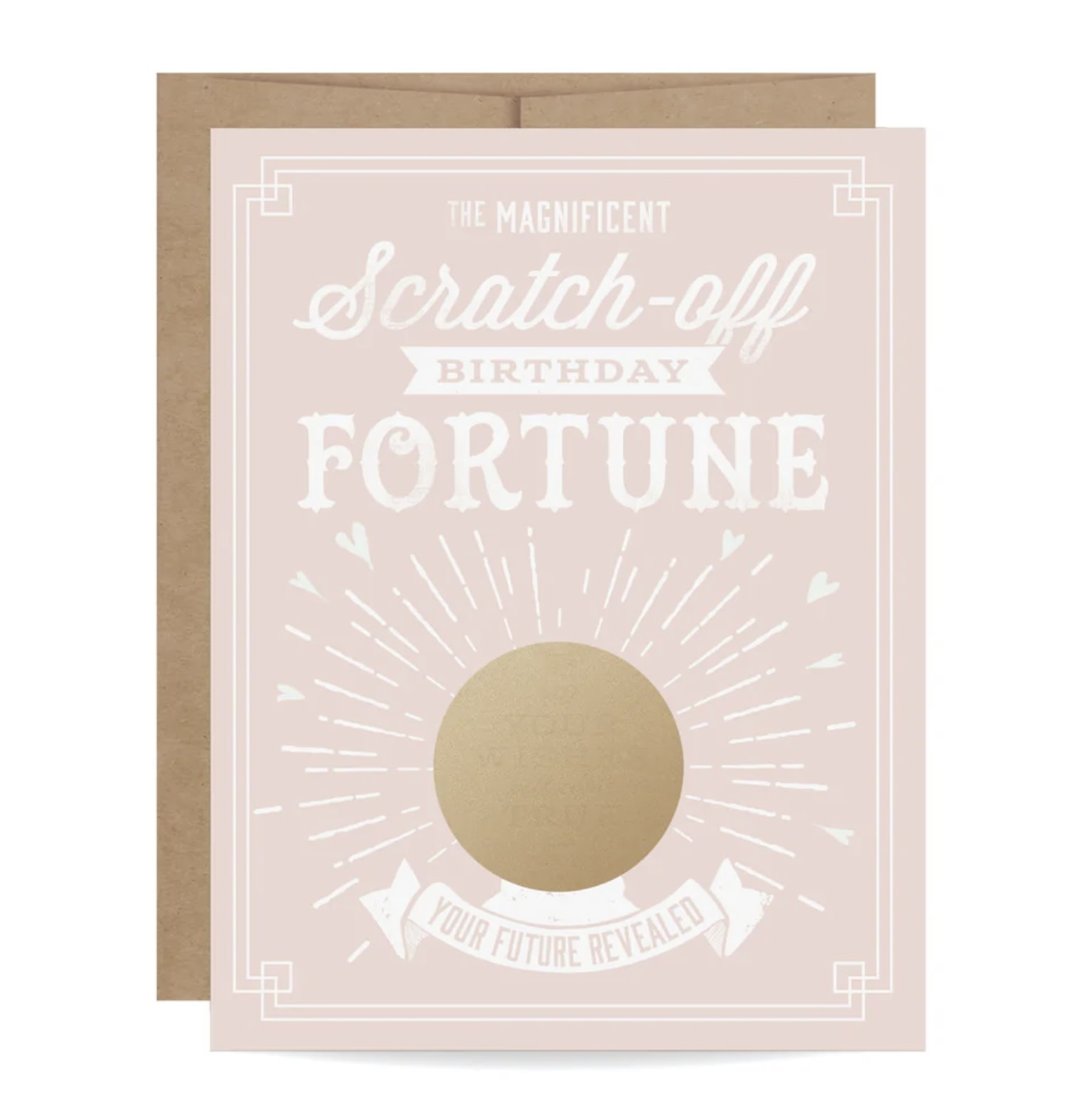 Birthday Fortune Scratch Off Card - Edit