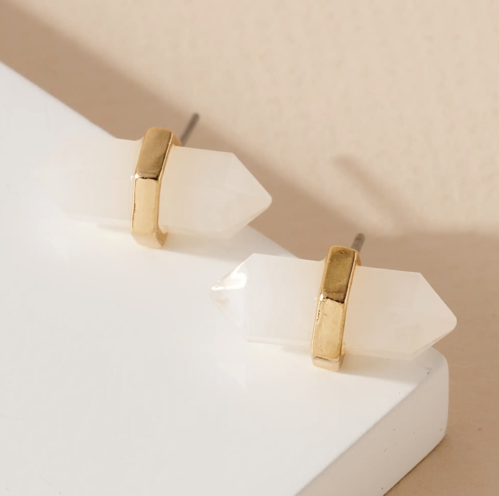 Crystal Shape Studs - Edit