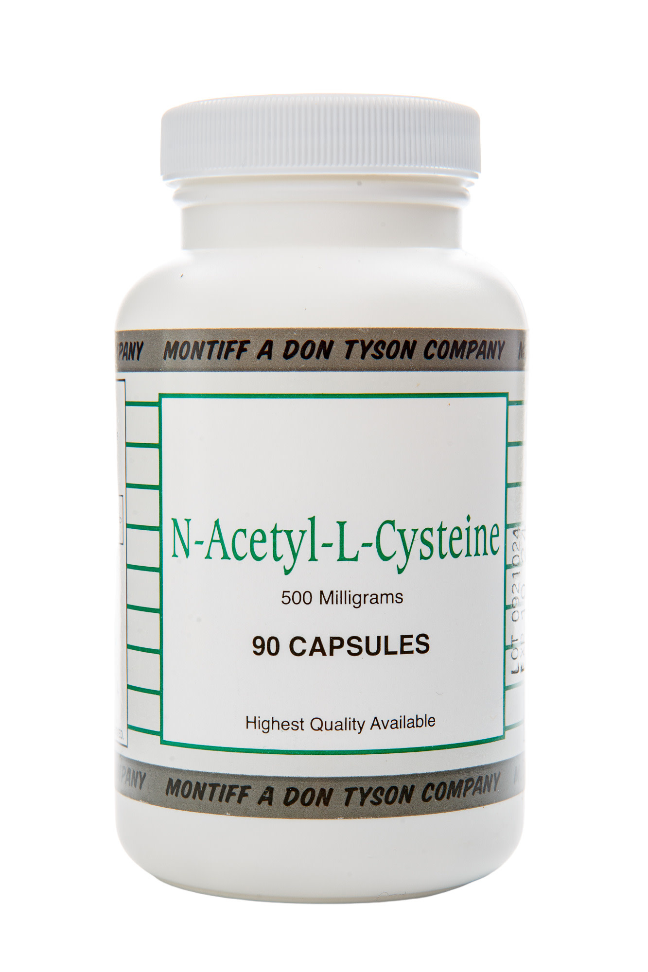 N-Acetyl-L-Cysteine 500mg 90c Montiff - Arcana Empothecary